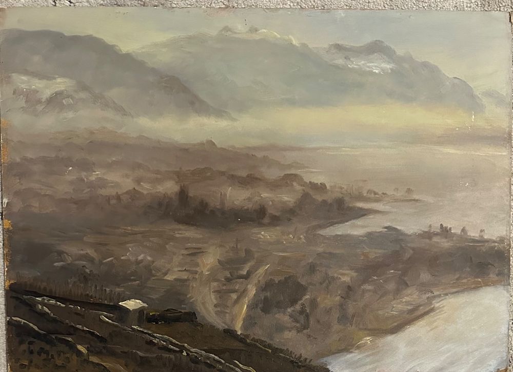 Berglandschafts Gemälde Unl.Signiert (Gebraucht) in Root für CHF 19 – mit Lieferung auf Ricardo ...