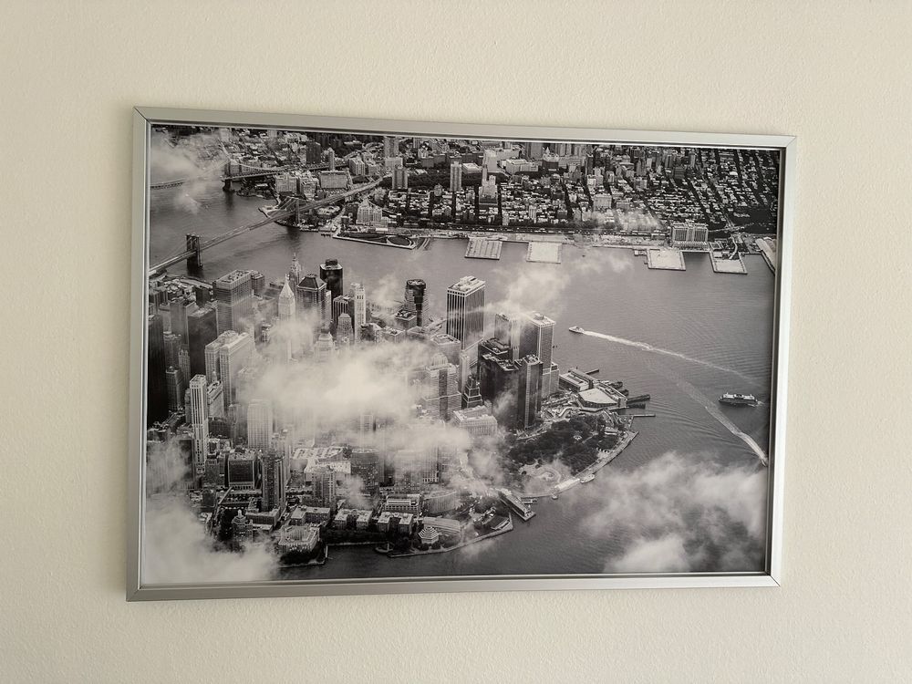 Ikea Bild Björksta New York Manhattan Skyline 140 x 100 | Kaufen auf Ricardo