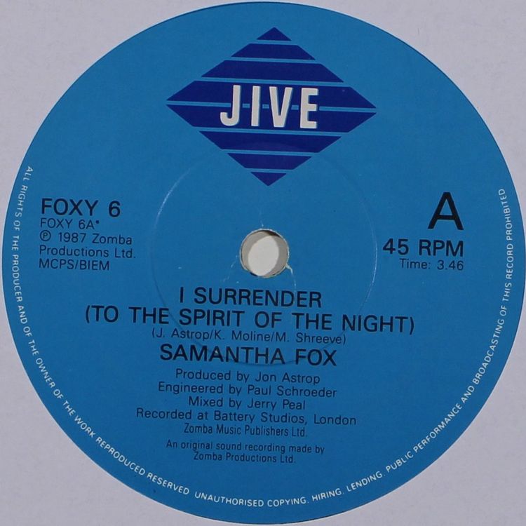 7" SAMANTHA FOX I Surrender - Pop Club Hit 1987 UK Pressung! (Gebraucht) in Brüttisellen für CHF ...