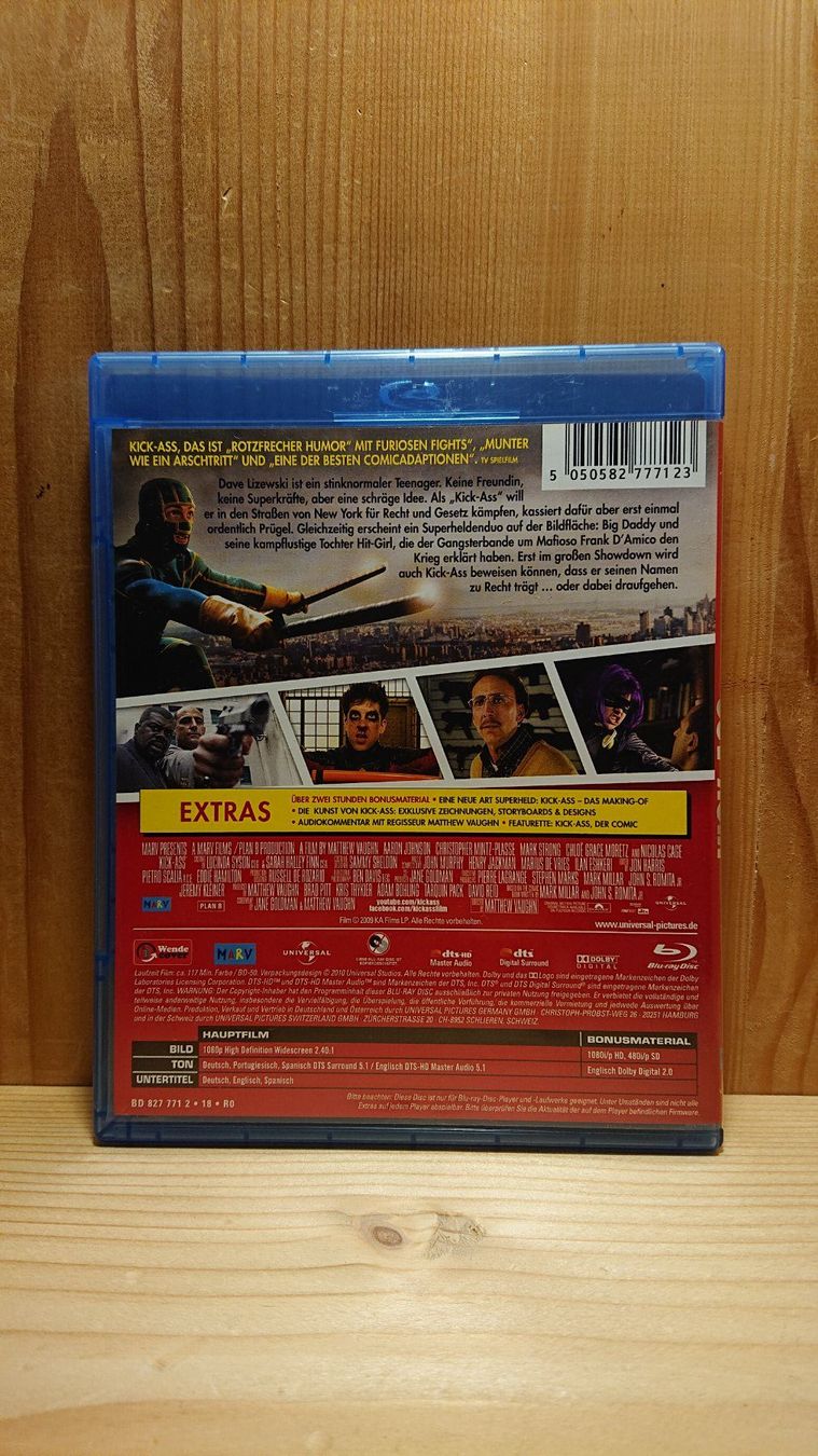 KICK-ASS Blu-Ray (Gebraucht) in Wilderswil für CHF 2.9 – mit Lieferung ...