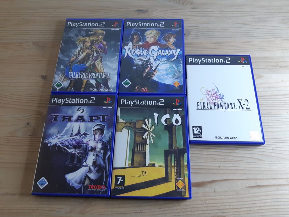 5 RPG Games für PS2: Valkyrie Profile Rogue Galaxy Trapt Ico (Gebraucht ...
