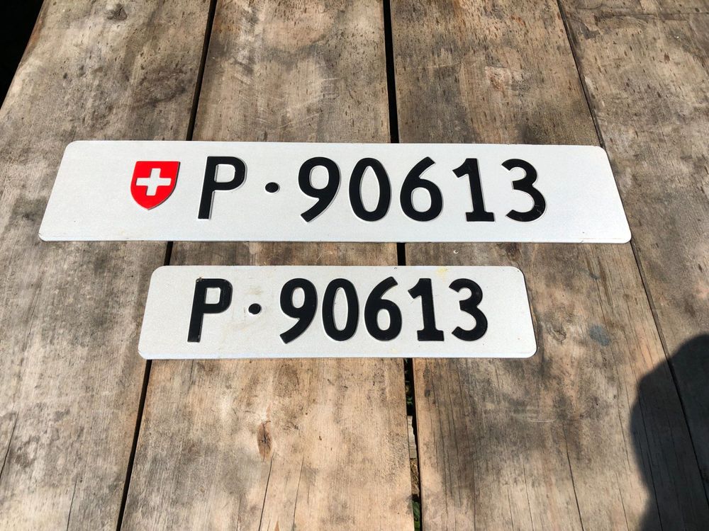 Nummernschild PTT Post ausrangiert Unikat 90613 | Kaufen auf Ricardo