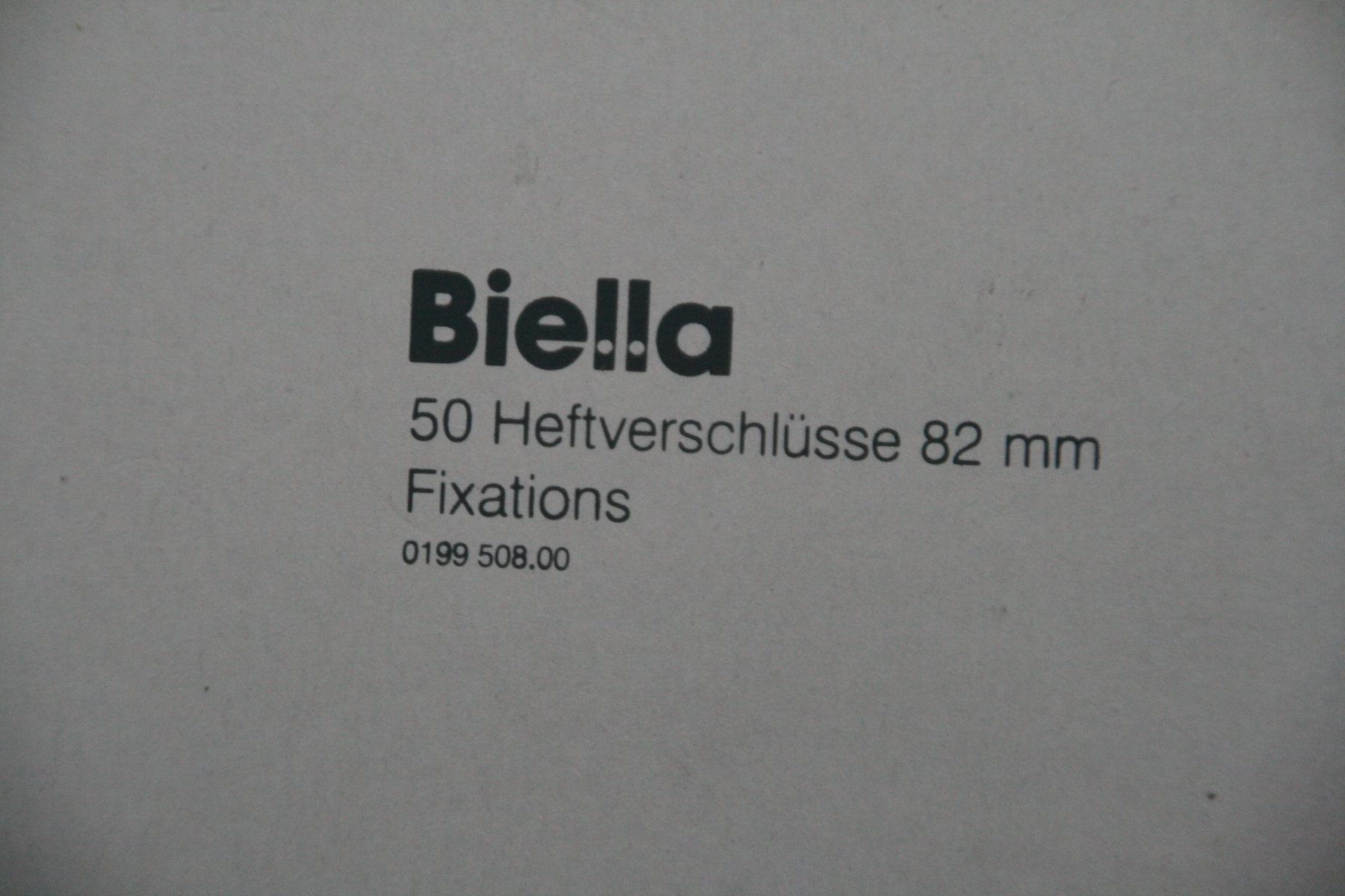 Biella - 60 Fixations 82mm pour feuilles a4 -classeur (Neuf avec ...