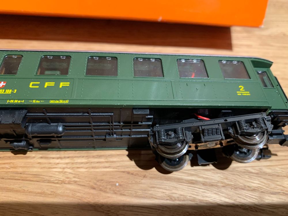 Roco 45099, Personenwagen 2 Klasse SBB CFF, AC, H0, OVP (Gebraucht) in ...