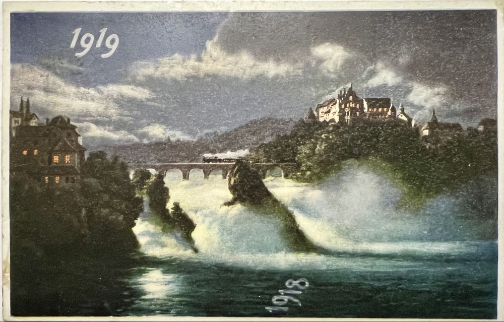 Alte AK v.31.XII.1918 Padfinder Gaisberg 195 Schaffhausen. (Gebraucht ...