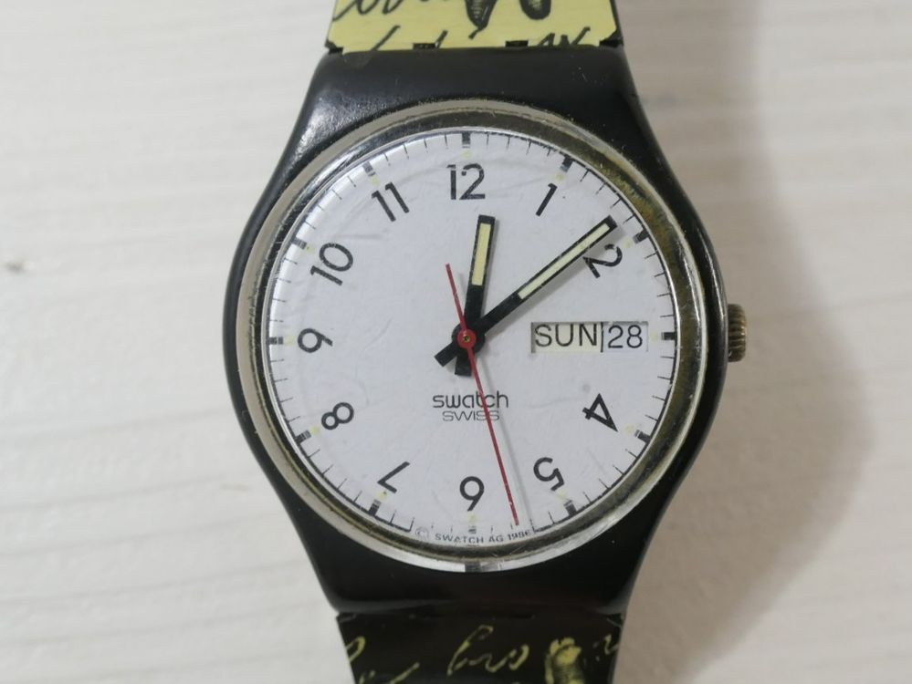 Swatch "Classic Two" GB709, 1987, Day Date, neue Batterie | Kaufen auf ...