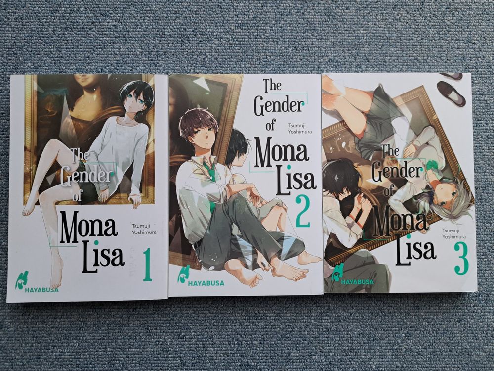 The Gender of Mona Lisa 1-3 Manga (2,3 mit Farbelementen) (Gebraucht ...