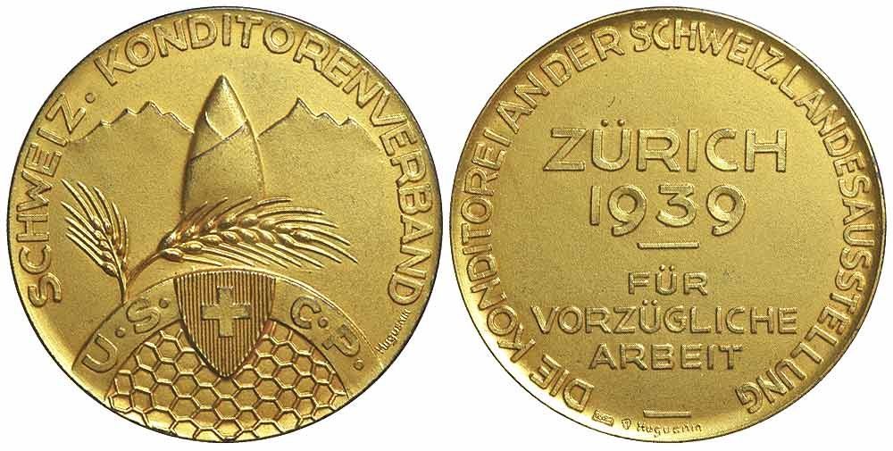 a- Zurich, Silbermedaille 1939 (Gebraucht) in Chiasso für CHF 130 – mit Lieferung auf Ricardo kaufen