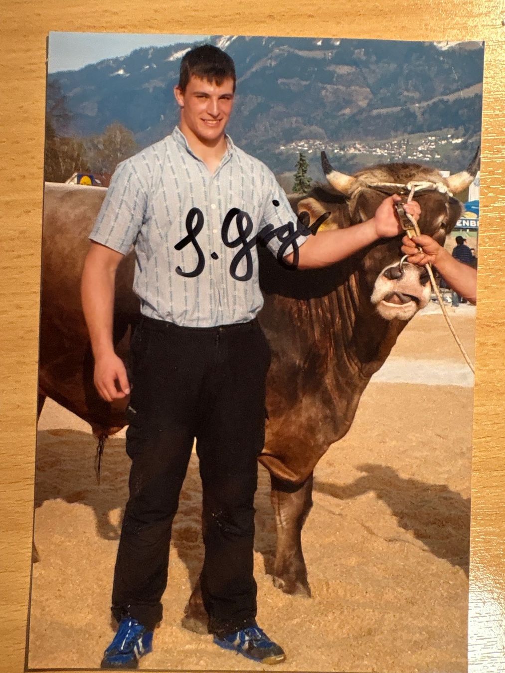 Autogramm Schwinger S. Giger - Seltenes Sammlerstueck! (Gebraucht) in ...