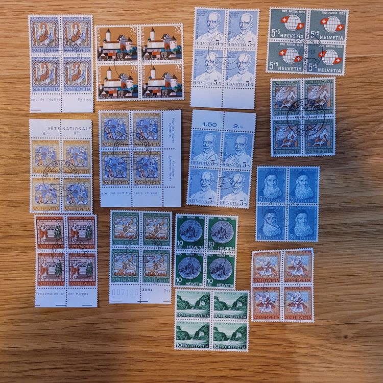 Los Mit 4er Blocks Pro Patria (Gebraucht) in Biel/Bienne für CHF 1 ...