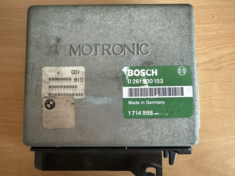 BMW E30 Motronic Steuergerät Bosch 0 261 200 153 #317 (Gebraucht) in ...