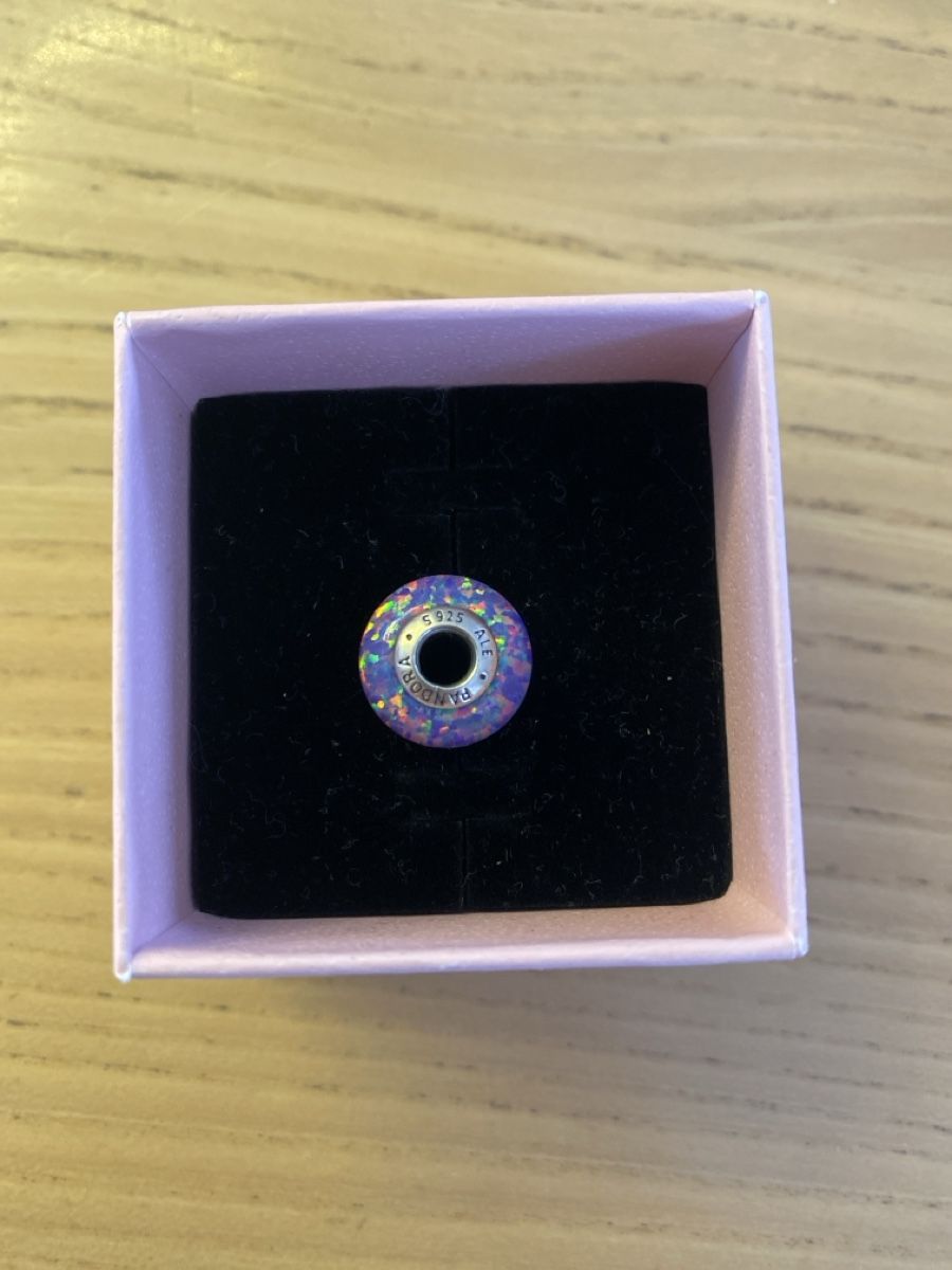 Pandora Charm / Bead, neuwertig, Lila-Rosa Farbverlauf💜 (Gebraucht) in ...