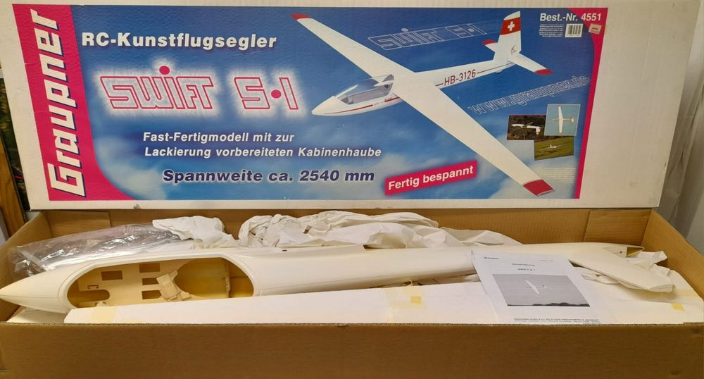 Graupner SWIFT S-1 Kunstflugsegler MIBO | Acheter sur Ricardo