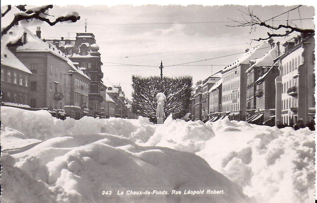 LA CHAUX - de - FONDS, le début du POD sous la neige (D'occasion) à Les ...