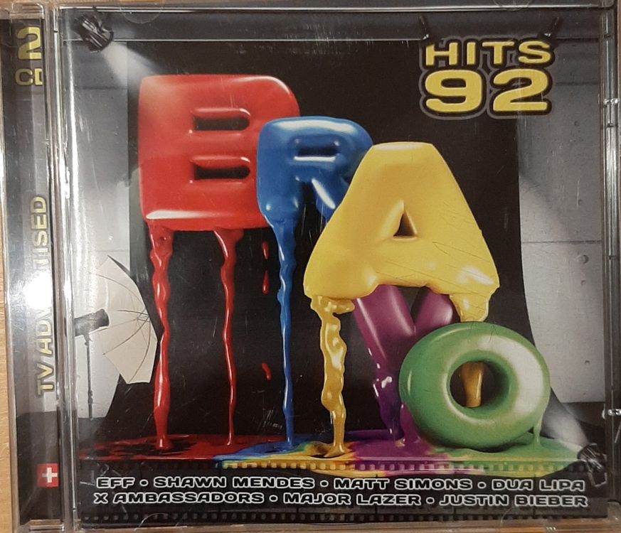 Bravo Hits 92, Swiss, Doppel CD, Hit Compilation, Sampler (Gebraucht ...