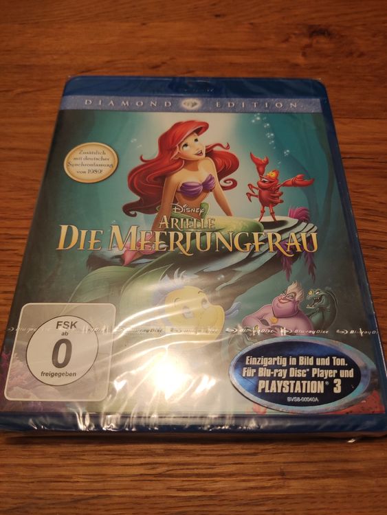 Arielle - die Meerjungfrau (Disney) Blu-ray (NEU und OVP) (Neu und originalverpackt) in ...