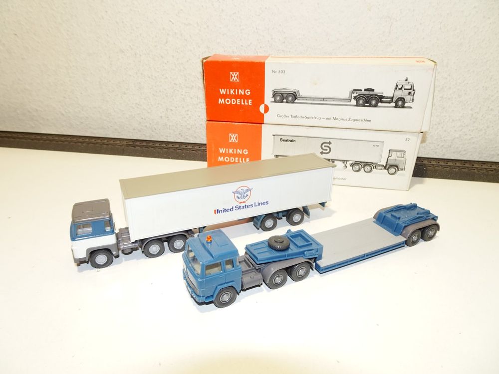 2 Wiking Lastwagen LKW Sattelzug HO Nr. 52 / 503 | Kaufen auf Ricardo