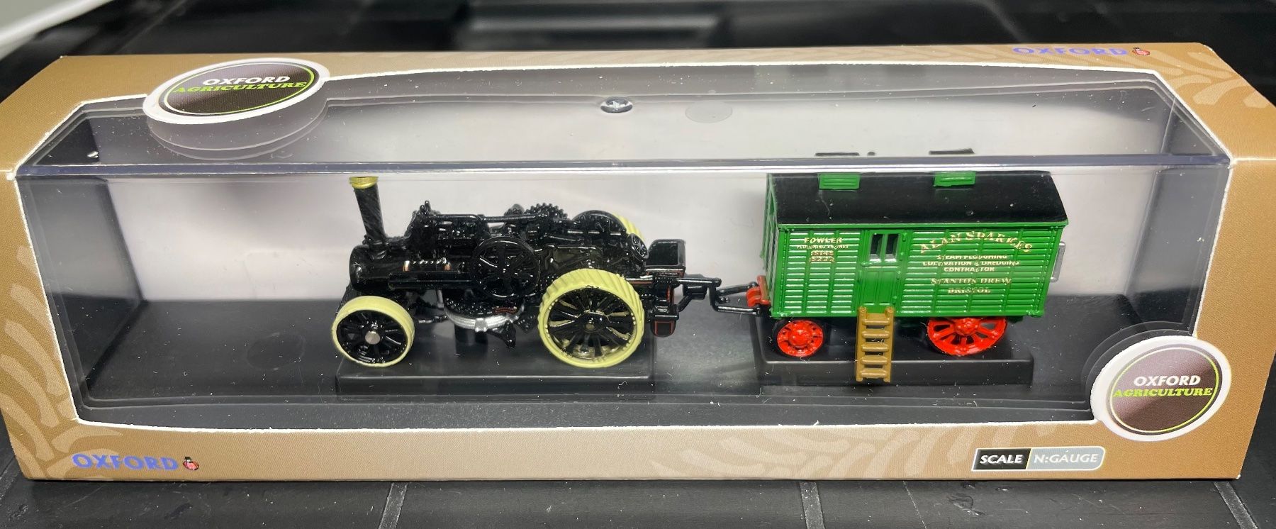 Fowler BB1 Dampftraktor mit Anhänger Metall N-Gauge (Neu und ...