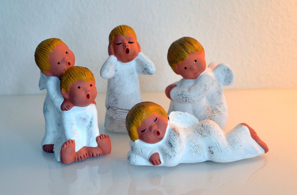 4 Original Singer Engel Jullar aus Ton (Gebraucht) in für CHF 29.9 ...