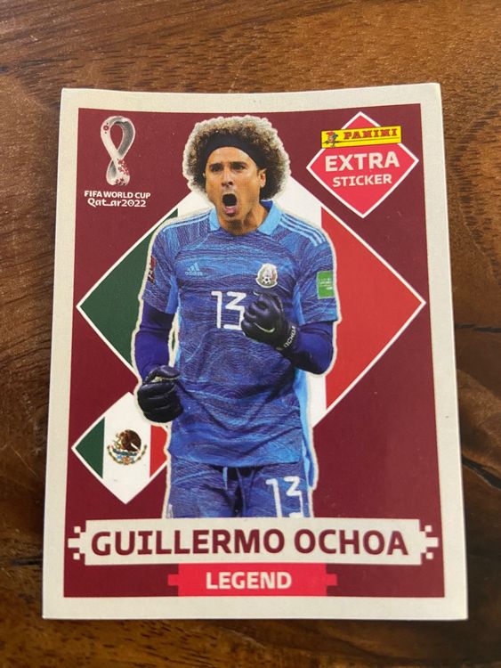 Guillermo Ochoa extra Sticker Legend WM 2022 Qatar | Kaufen auf Ricardo