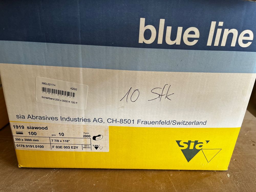 Schleifbänder (Gebraucht) in Roggwil BE für CHF 10 – nur Abholung auf Ricardo kaufen