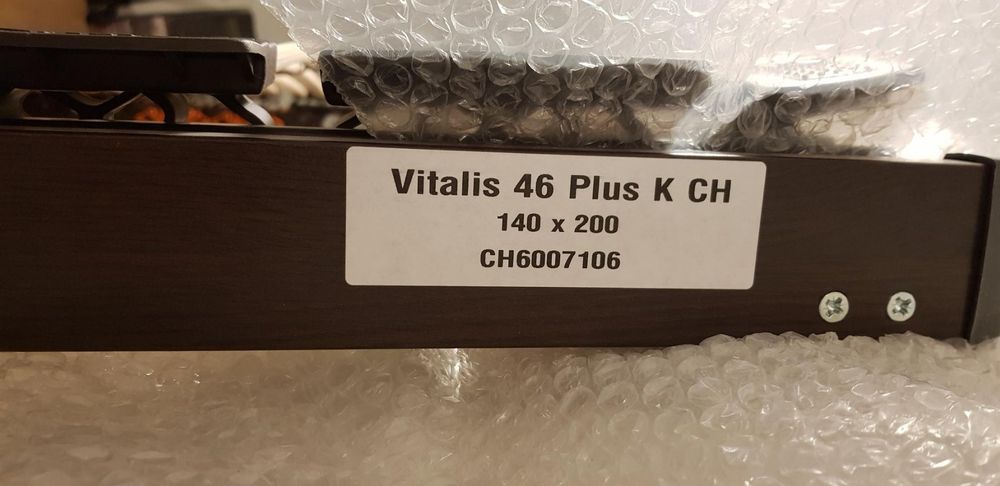 Verstellbarer 7-Zonen Lattenrost 140x200cm Vitalis 46 Plus K (Gebraucht ...