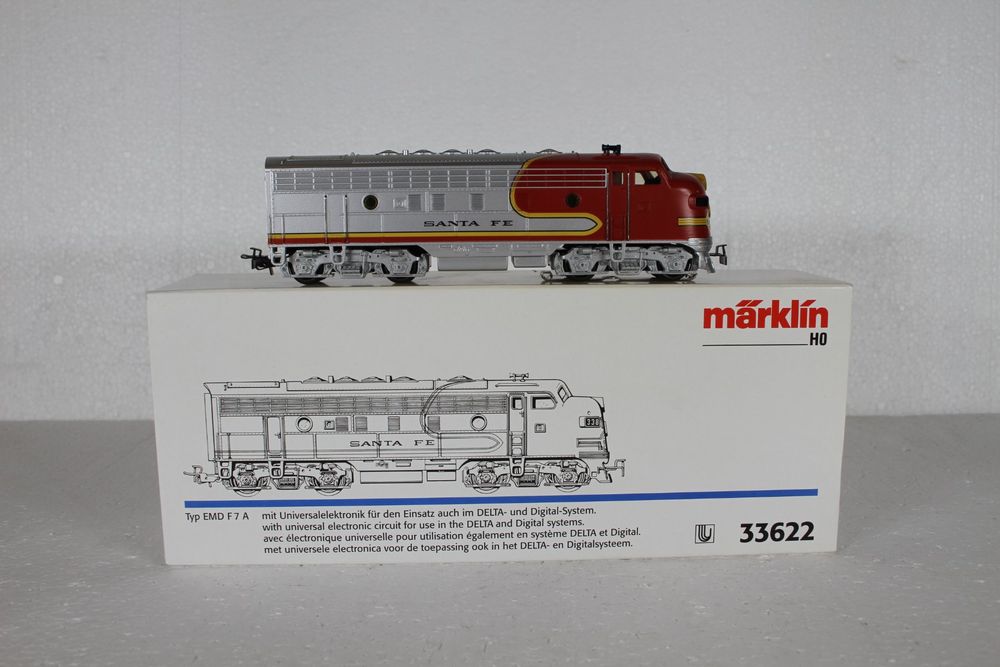 Märklin 33622 Santa Fe ,AT&SF EMD F7 USA Delta-digital (Gebraucht) in ...