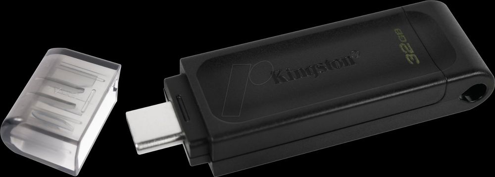 Kingston USB-Stick, 32 GB USB-C 3.2 Gen 1 DataTraveler 70 (Neu und ...