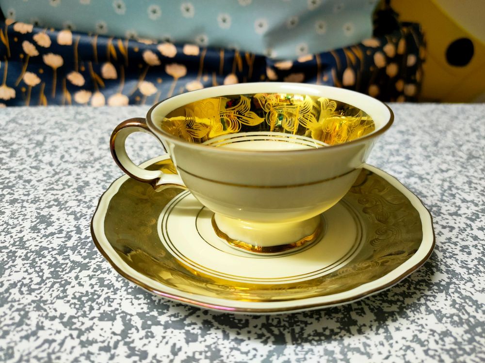 Tasse mit Unterteller, Zeh Scherzer Bavaria Germany (Gebraucht) in ...