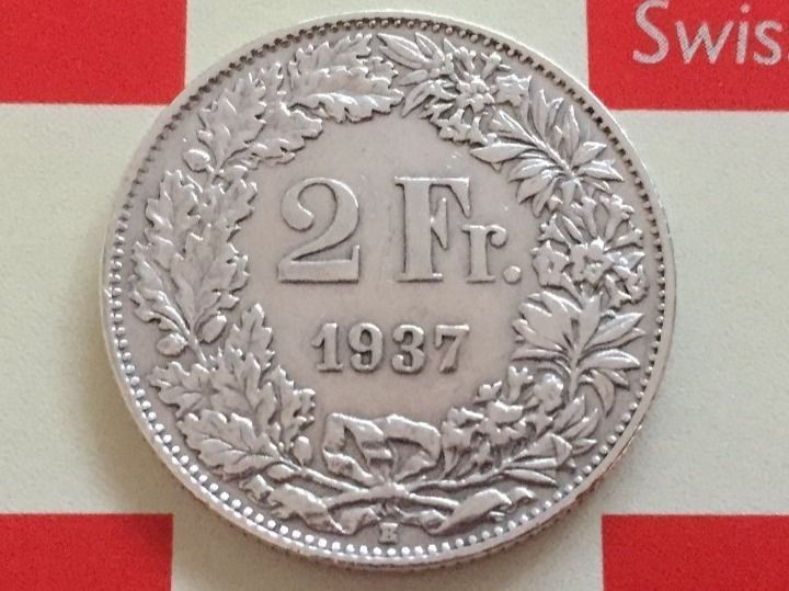 2 Franken 1937 -vz, selten nur 0,25 Mio! (Gebraucht) in Elsau für CHF 14.9 – mit Lieferung auf ...