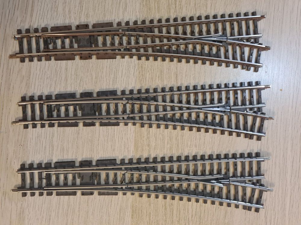 Märklin 2271 3 x weichen K H0 (H) (Gebraucht) in St-Aubin-Sauges für CHF 41 – mit Lieferung auf ...