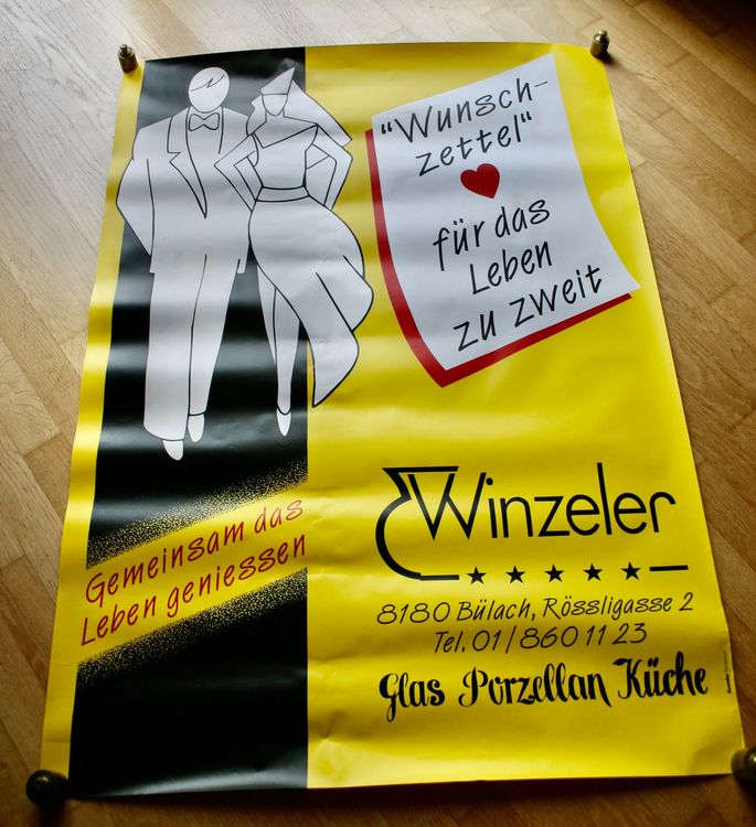 Plakat Wunschzettel für das Leben zu zweit (Gebraucht) in Winkel für ...