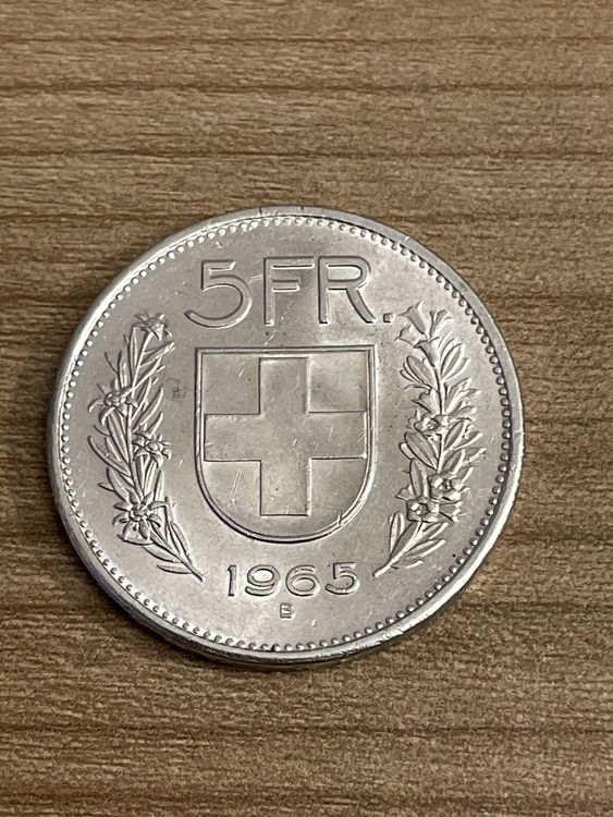 5 Franken Schweiz 1965 Silber | Kaufen auf Ricardo