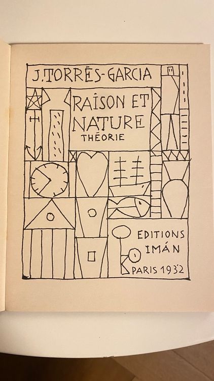 Rarer Reprint Joaquín Torres Garcia Raison et Nature 1969 (Gebraucht ...