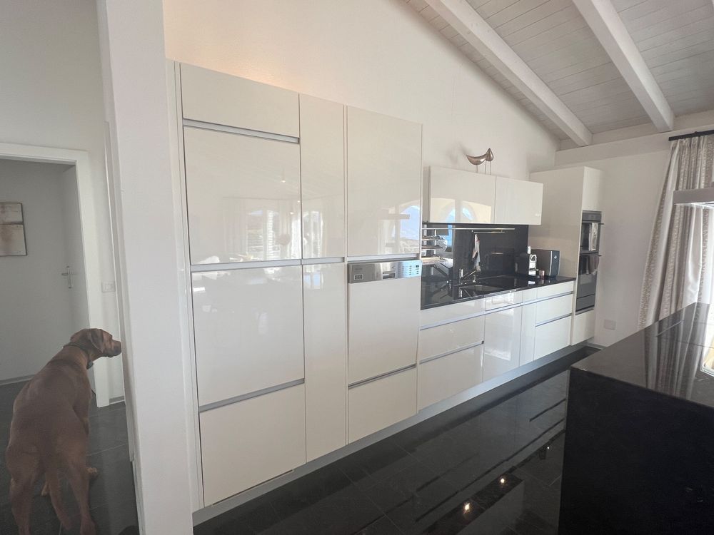 Designerküche weiss Hochglanz Granit Insel Küche (Neu (gemäss ...