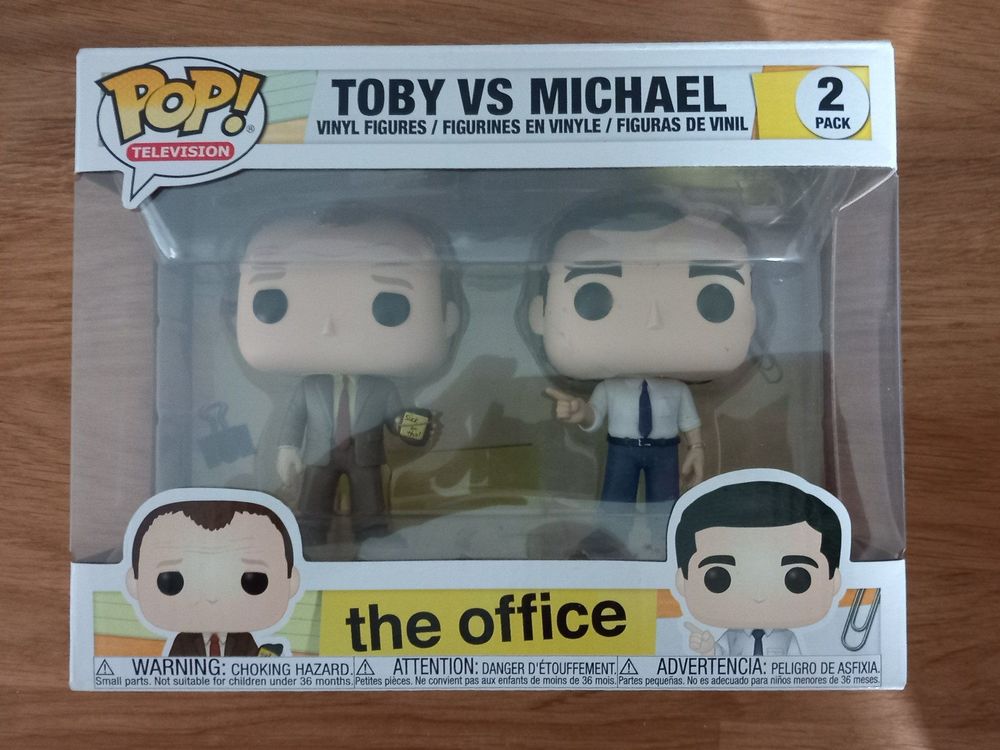 POP! THE OFFICE - Toby vs Michael (2 PACK) (Neu und originalverpackt ...