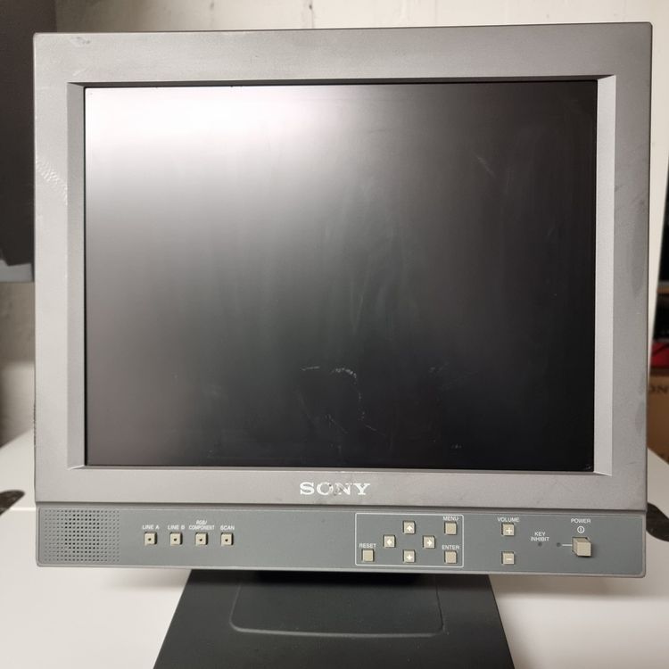 LCD 📺 PRO Monitor 🎮 Retro Style 👾 SONY TRINITON LMD-1410 (D'occasion) à ...