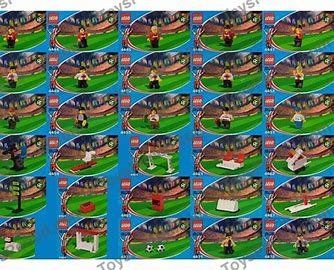 Lego Minifigure Coca-Cola Soccer collection, sets 4443-4472 (Neu und ...