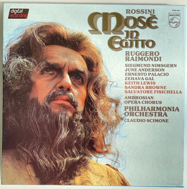 Rossini Moses in Egitto, Claudio Scimone, Raimondi (Gebraucht) in Uster ...