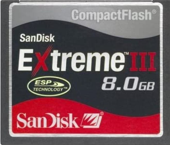 SanDisk CompactFlash Extreme III 8GB (Gebraucht) in Zollbrück für CHF 8 – mit Lieferung auf ...