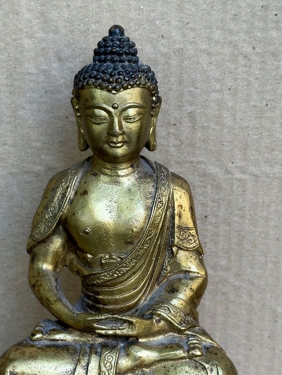 Statuette Bouddha antique en bronze ,Shakyamuni (D'occasion) à Lausanne pour CHF 150 – retrait ...