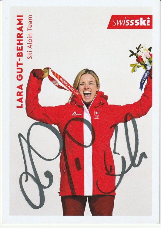 Lara Gut-Behrami / Originalautogramm | Kaufen auf Ricardo