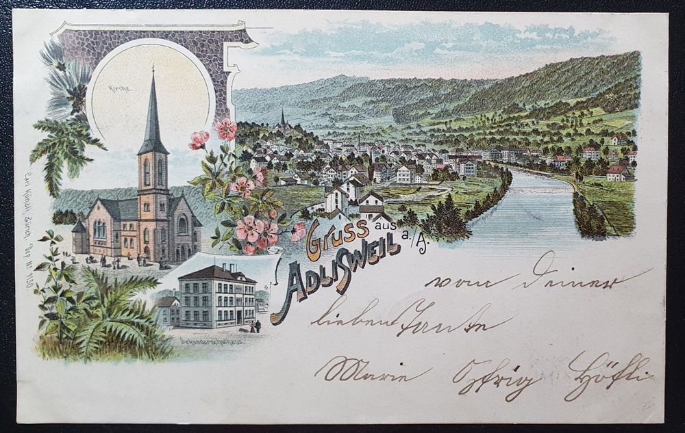 Gruss aus Adliswil 1898 - TOP (Gebraucht) in Kreuzlingen für CHF 38 – mit Lieferung auf Ricardo ...