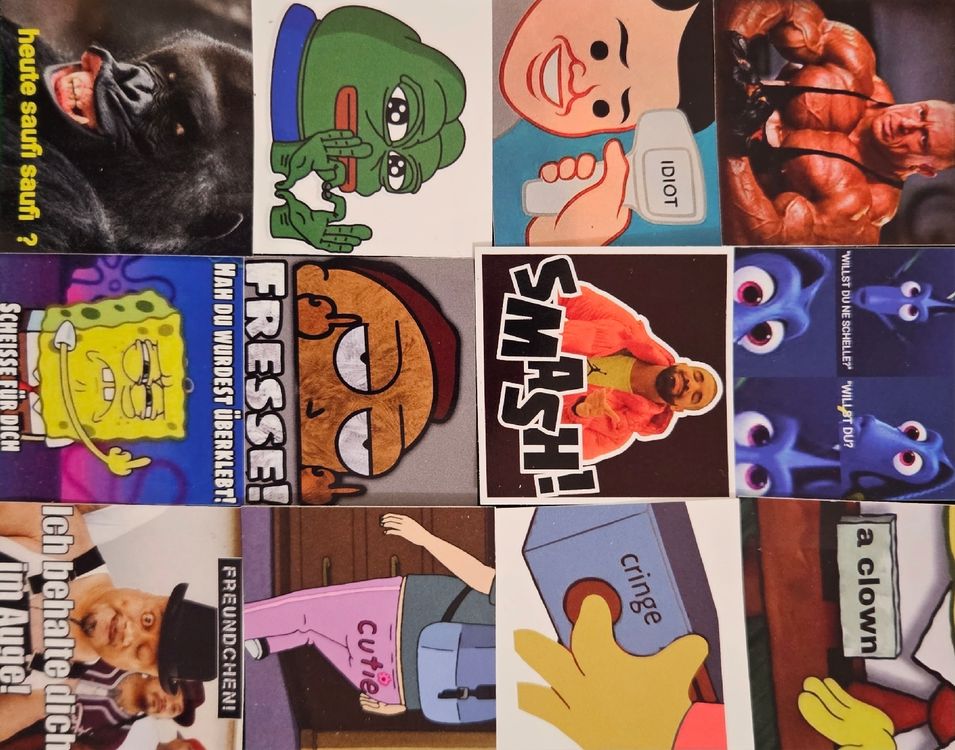 Meme Stickers (Neu und originalverpackt) in Mühlrüti für CHF 1 – mit ...