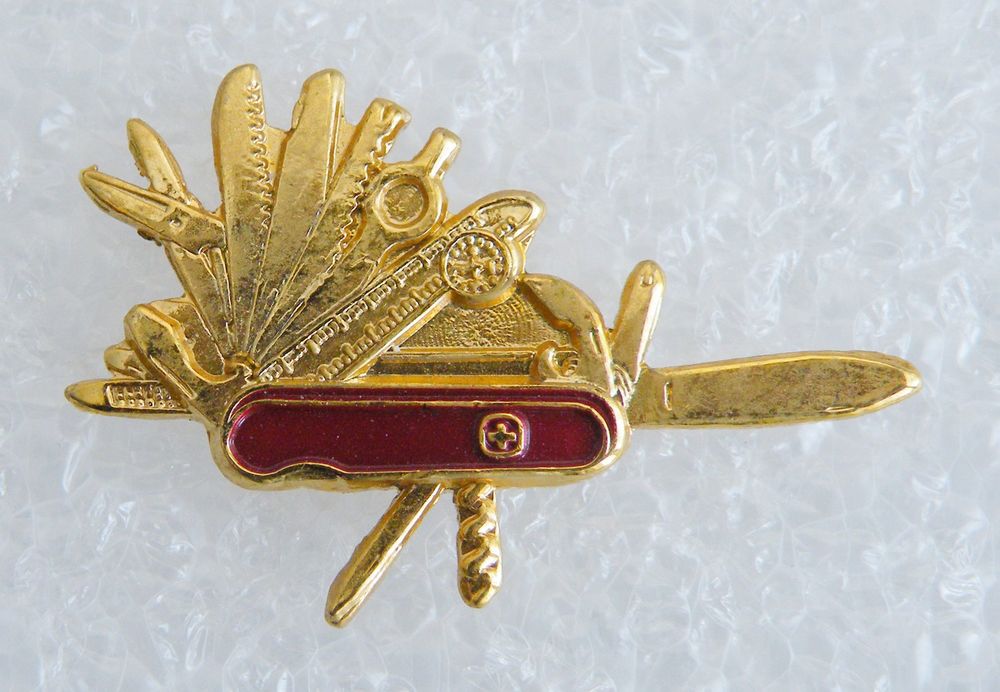 WENGER Pin Taschenmesser Sackmesser goldfarben (Victorinox) (Gebraucht ...