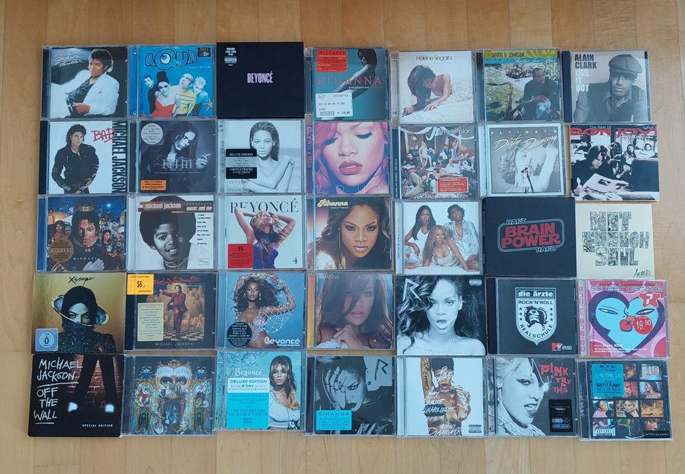 Musik CD Sammlung mit über 40 CDs Pop - Punk Rock - R&B (Gebraucht) in ...