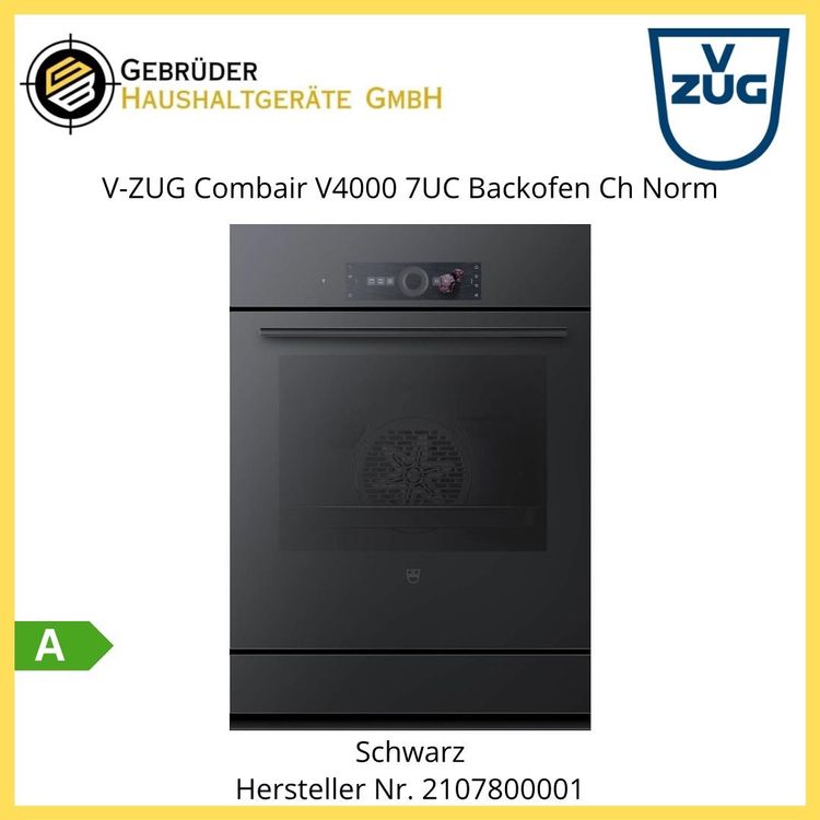 V-ZUG Combair V4000 7UC 2107800001 Backofen Ch Norm (Neu und ...
