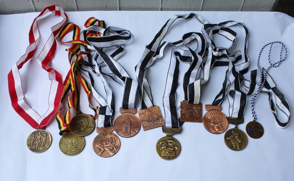 Medaillen Auszeichnungen Marathon Stadtlauf Basel Mike Boit (Gebraucht ...