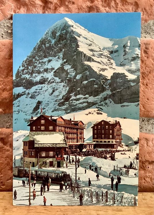 1972 Alte Foto AK - Kleine Scheidegg - Bahnstation (Gebraucht) in Root für CHF 1 – mit Lieferung ...