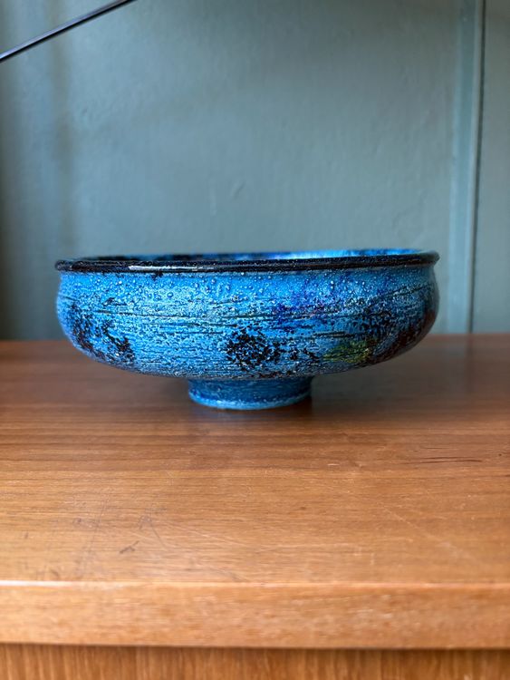 Rimini Blu Bitossi Fisch Scha von Aldo Londi, Vintage Design (Gebraucht ...